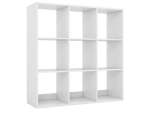 Click here for SlickBlue 9 Cube Bookshelf with Back Guardrail for... prices
