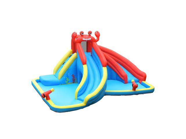 Click here for SlickBlue Inflatable Water Slide Crab Dual Slide B... prices