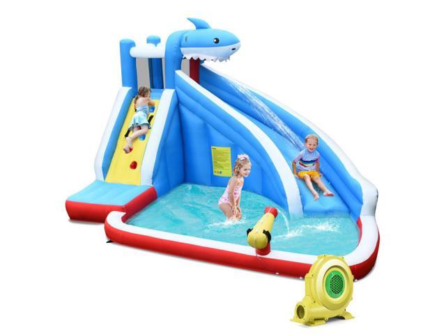 Click here for SlickBlue 4-in-1 Inflatable Water Slide Park with... prices