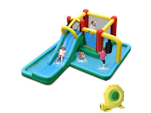 Click here for SlickBlue Inflatable Water Slide Climbing Bounce H... prices
