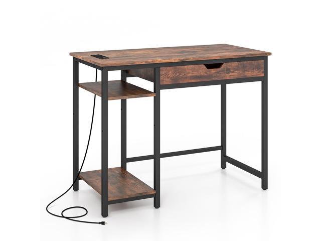 Click here for SlickBlue Computer Desk with Charging Station and... prices
