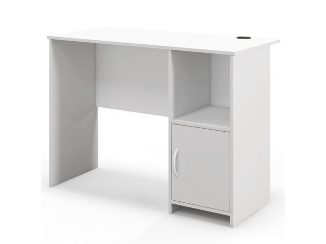 Click here for SlickBlue Modern Computer Desk with Cabinet-White prices