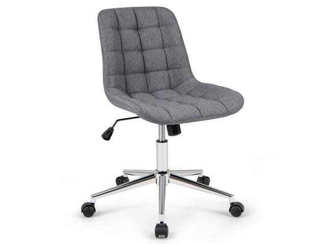 Click here for SlickBlue Armless Office Chair Upholstered Makeup... prices