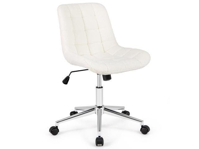 Click here for SlickBlue Teddy Fleece Armless Office Chair Makeup... prices