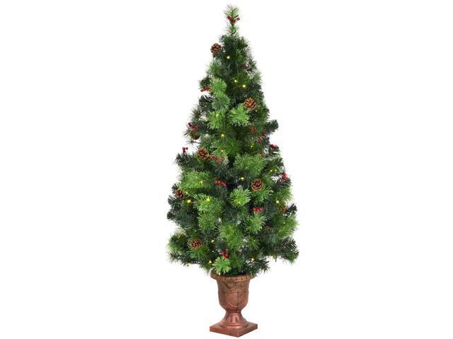 Click here for SlickBlue LED Christmas Tree with Red Berries Pine... prices