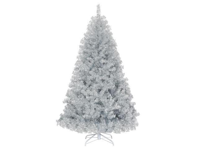 Click here for SlickBlue 6 Feet Hinged Unlit Artificial Silver Ti... prices