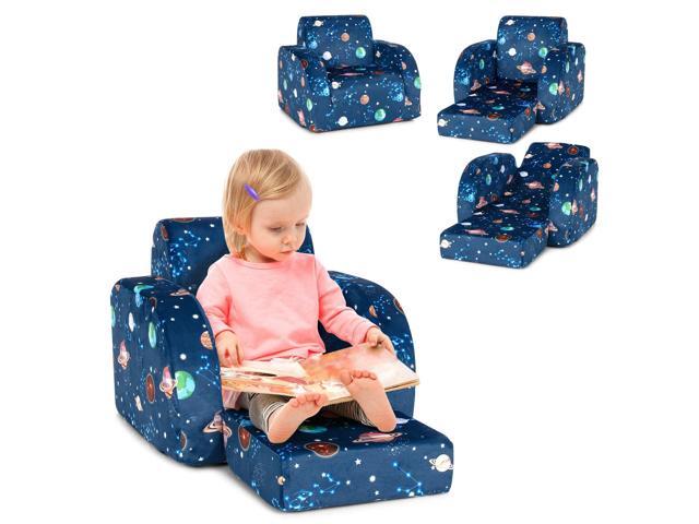 Click here for SlickBlue 3-in-1 Convertible Kid Sofa Bed Flip-Out... prices