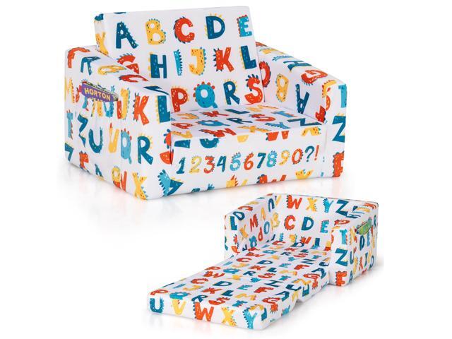 Click here for SlickBlue 2-in-1 Convertible Kids Sofa with Velvet... prices