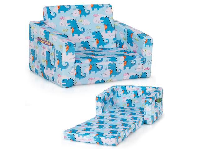 Click here for SlickBlue 2-in-1 Convertible Kids Sofa with Velvet... prices
