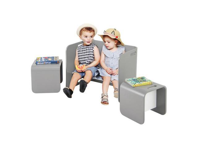 Click here for SlickBlue 3 Pieces Kids Wooden Table and Chair Set prices