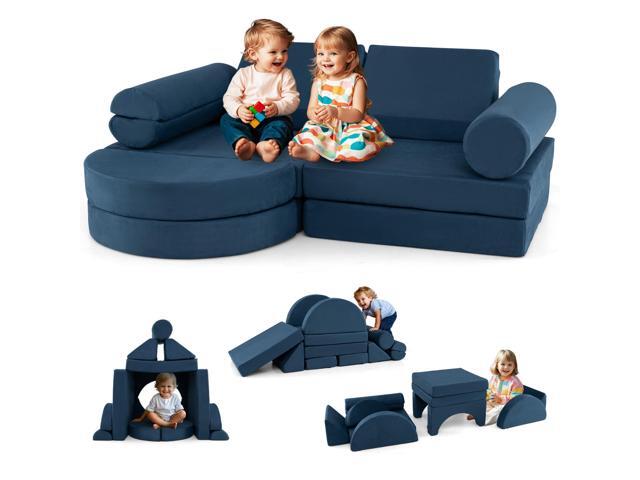 Click here for SlickBlue 13 Pieces Convertible Modular Kids Play... prices