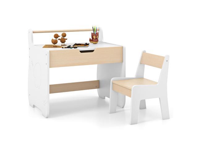 Click here for SlickBlue Kids Table and Chair Set with 2 in 1 Det... prices