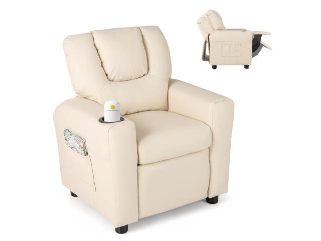 Click here for SlickBlue Kids Recliner Chair PU Leather Push Back... prices