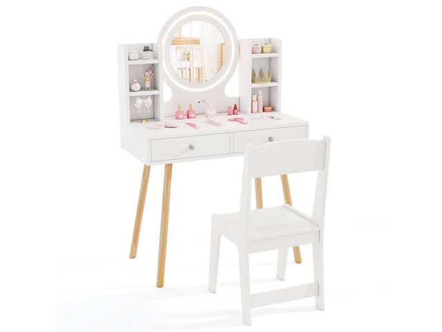 Click here for SlickBlue Kids Vanity Set with Lighted Mirror and... prices