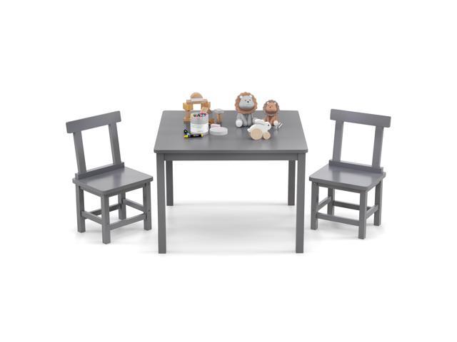 Click here for SlickBlue Wooden Kids Table and 2 Chairs Set with... prices