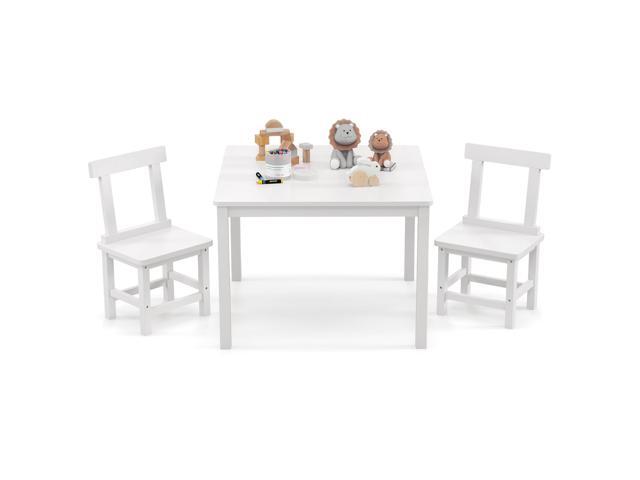 Click here for SlickBlue Wooden Kids Table and 2 Chairs Set with... prices
