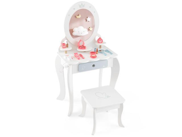 Click here for SlickBlue Kids 2-in-1 Princess Makeup Table and Ch... prices