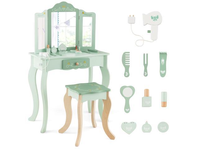 Click here for SlickBlue Kids Vanity Set with Tri-folding Mirror prices