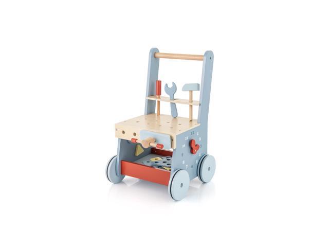 Click here for SlickBlue 2-in-1 Toddler Wooden Baby Push Walker w... prices
