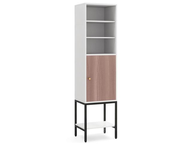 Click here for SlickBlue Bathroom Tall Cabinet with 1 Door and 4... prices