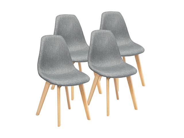 Click here for SlickBlue 4 Pieces Modern Dining Chair Set with Wo... prices