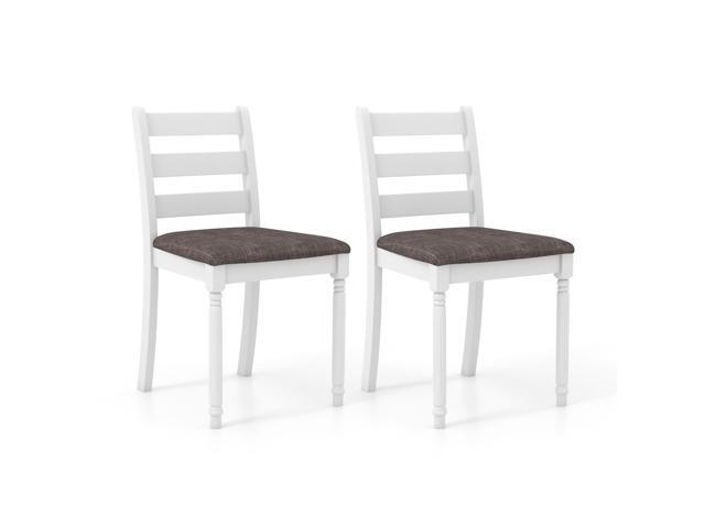 Click here for SlickBlue Set of 2 Rubber Wood Dining Chairs with... prices