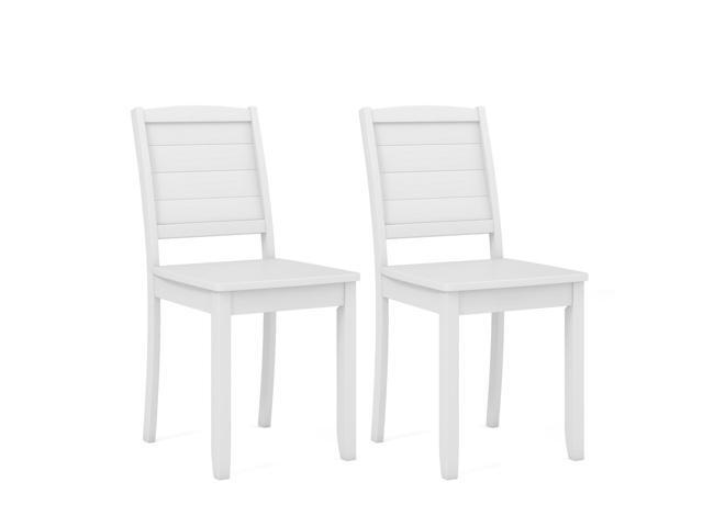 Click here for SlickBlue Wood Dining Chair Set of 2 Armless Kitch... prices