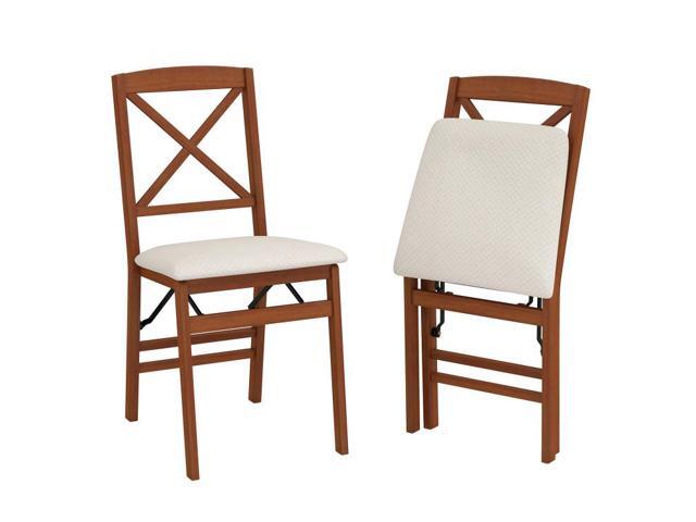 Click here for SlickBlue Folding Dining Chairs Set of 2 with Padd... prices