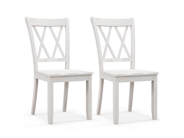 Click here for SlickBlue Set of 2 Wooden Dining Chairs Mid Centur... prices