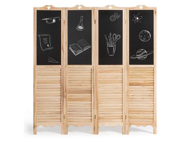 Click here for SlickBlue 4-Panel Folding Privacy Room Divider Scr... prices