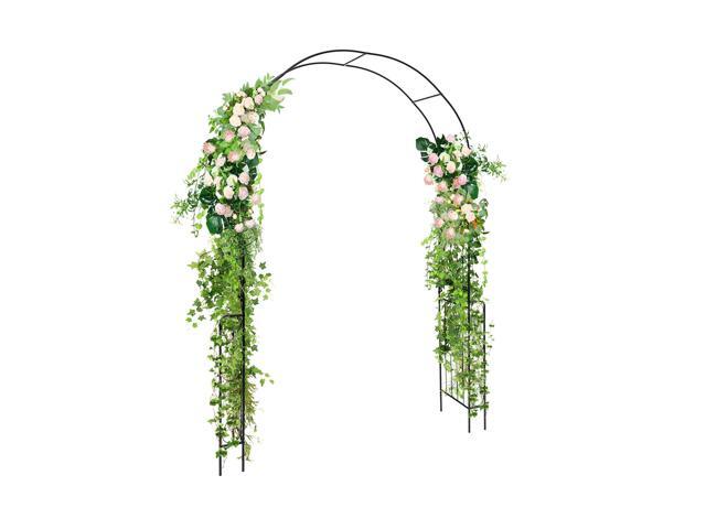 Click here for SlickBlue 7.9 Feet Metal Garden Arch Backdrop Stan... prices