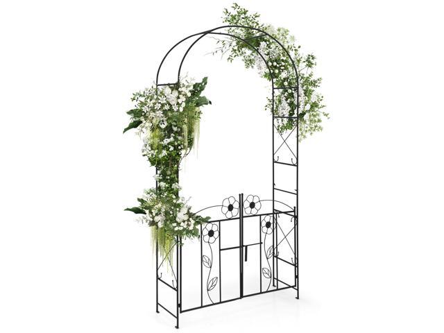 Click here for SlickBlue 2 in 1 Garden Arbor with Door and Latch... prices