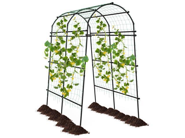 Click here for SlickBlue 7.5 Feet Garden Arch Trellis with PE Coa... prices