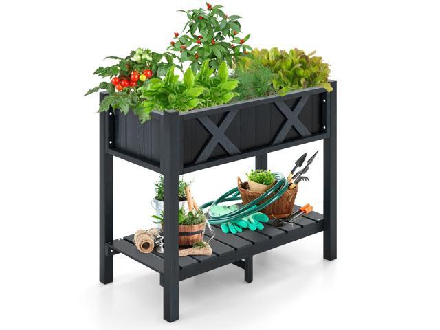 Click here for SlickBlue HIPS Raised Garden Bed Poly Wood Elevate... prices