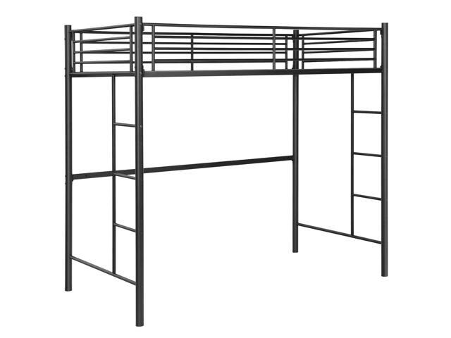 Click here for SlickBlue Twin Loft Bed Frame with 2 Ladders Full-... prices