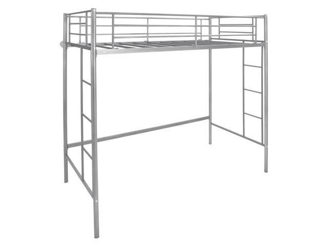 Click here for SlickBlue Twin Loft Bed Frame with 2 Ladders Full-... prices