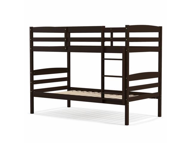 Click here for SlickBlue Solid Wood Twin Over Twin Bunk Bed Frame... prices