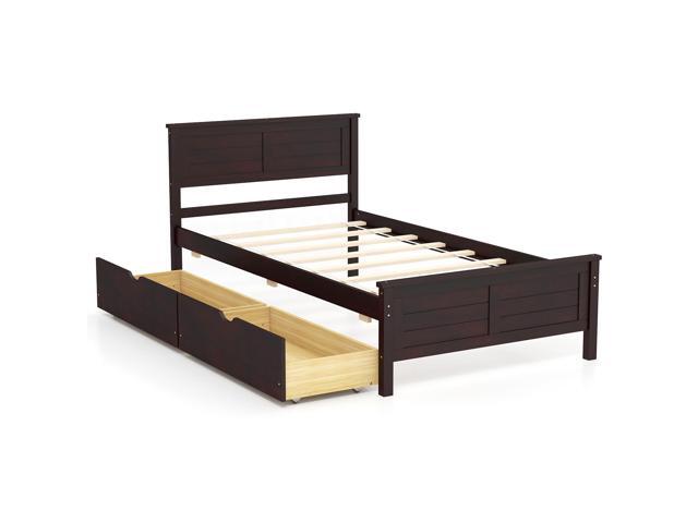 Click here for SlickBlue Twin Size Bed Frame with Storage Drawers prices
