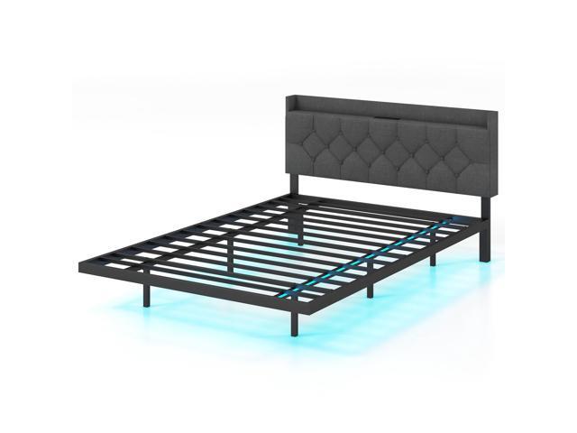 Click here for SlickBlue Floating Bed Frame with LED and Headboar... prices