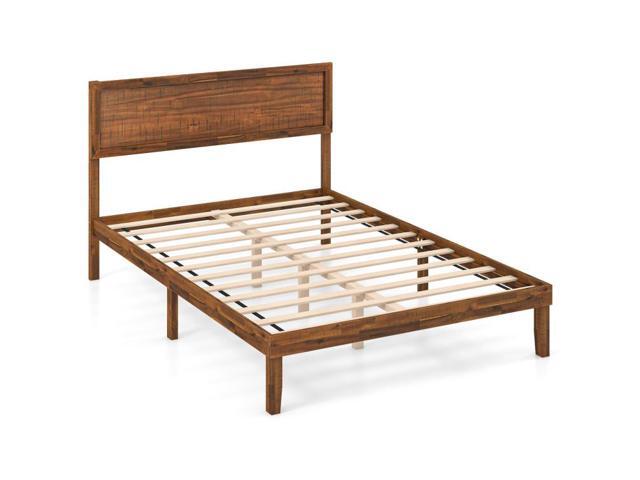 Click here for SlickBlue Bed Frame with Headboard and Wooden Slat... prices