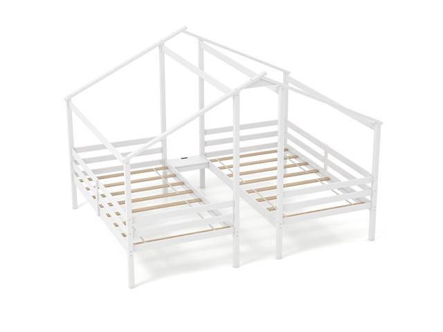Click here for SlickBlue Double Twin Size Wooden Bed Frames with... prices