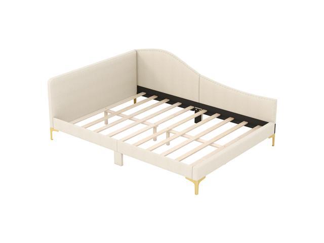 Click here for SlickBlue Upholstered Daybed with Metal Legs and W... prices