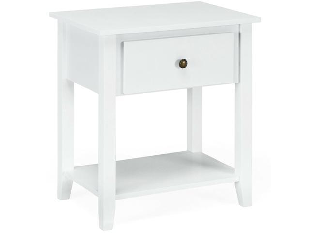 Click here for SlickBlue Nightstand with Drawer and Storage Shelf... prices