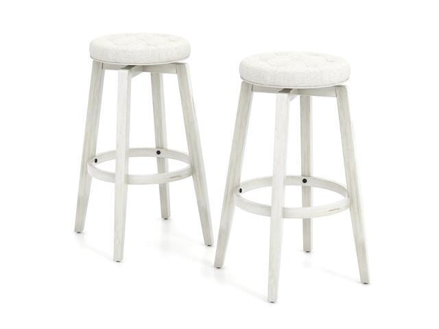 Click here for SlickBlue 360-Degree Swivel Upholstered Rubberwood... prices