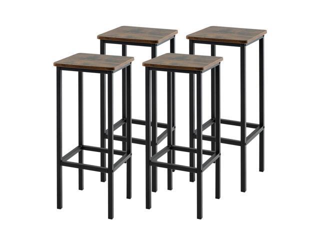 Click here for SlickBlue Set of 4 Bar Stool Set with Metal Legs a... prices