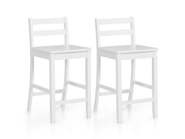 Click here for SlickBlue Wooden Bar Stools Set of 2 with Ergonomi... prices