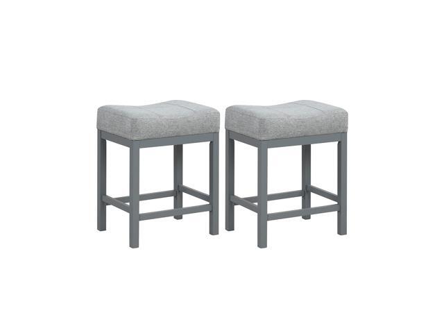 Click here for SlickBlue 24.5 Inches Linen Fabric Saddle Stools S... prices