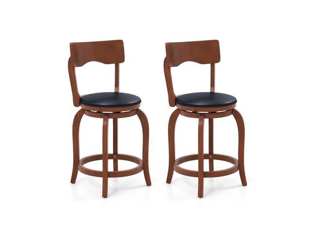 Click here for SlickBlue Swivel Bar Stools Set of 2 with Rubber W... prices