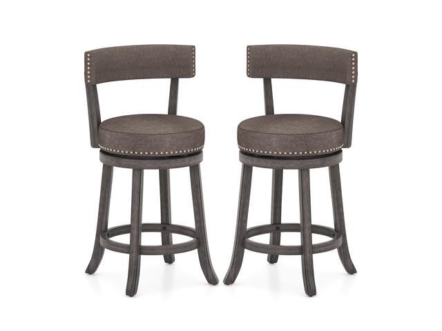 Click here for SlickBlue Set of 2 Counter Height Chairs with 360°... prices