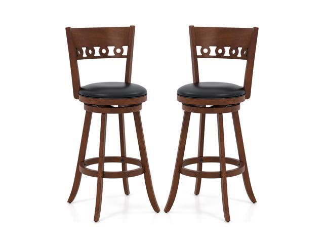 Click here for SlickBlue Set of 2 Swivel Bar Stools with Rubber W... prices